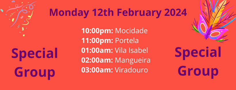 Rio Carnival 2024 | Sambodrome Parades Schedule